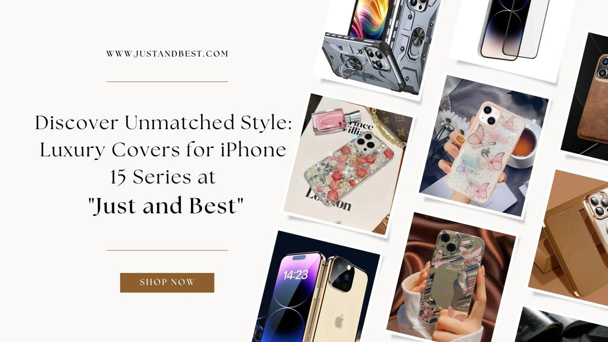Luxury Covers for iPhone 15 Series at Just and Best | India – JustAndBest