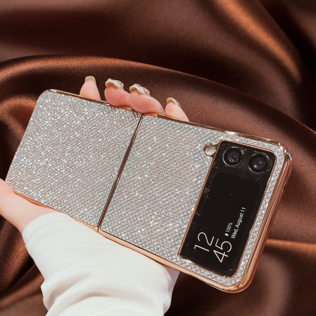 Zazzy Bling Glitter 3D Diamond Pattern Luxury Cover | JustAndBest